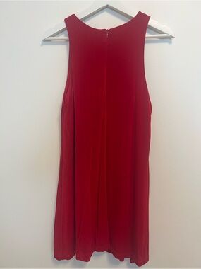 Forever 21 | Dresses | Red Swing Tank Dress Sleeveless Casual Mini ...
